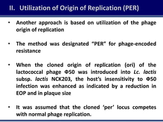 Bacteriophages of LAB control measures and significance | PPTX