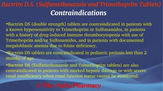 Bactrim D.S. (Sulfamethoxazole and Trimethoprim Tablets) | PDF