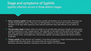 Syphilis(Treponema pallidum) | PPTX