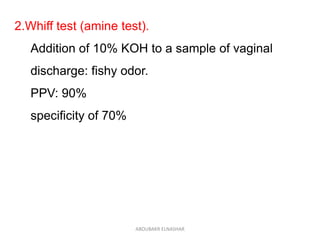 Bacterial vaginosis diagnosis | PDF | Sexual Health | Diseases and ...
