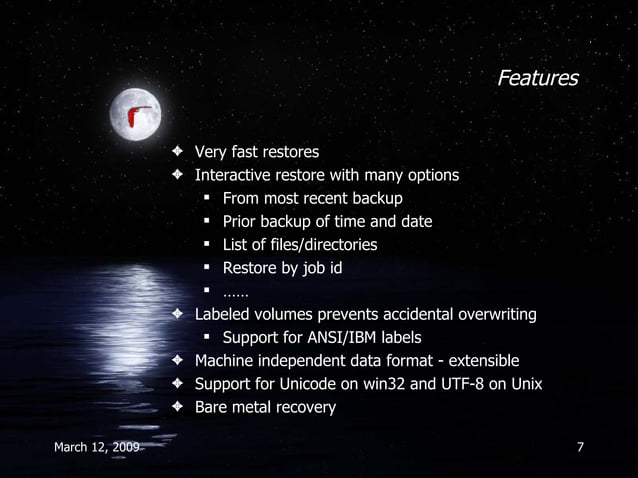 Introduction to Bacula | PPT