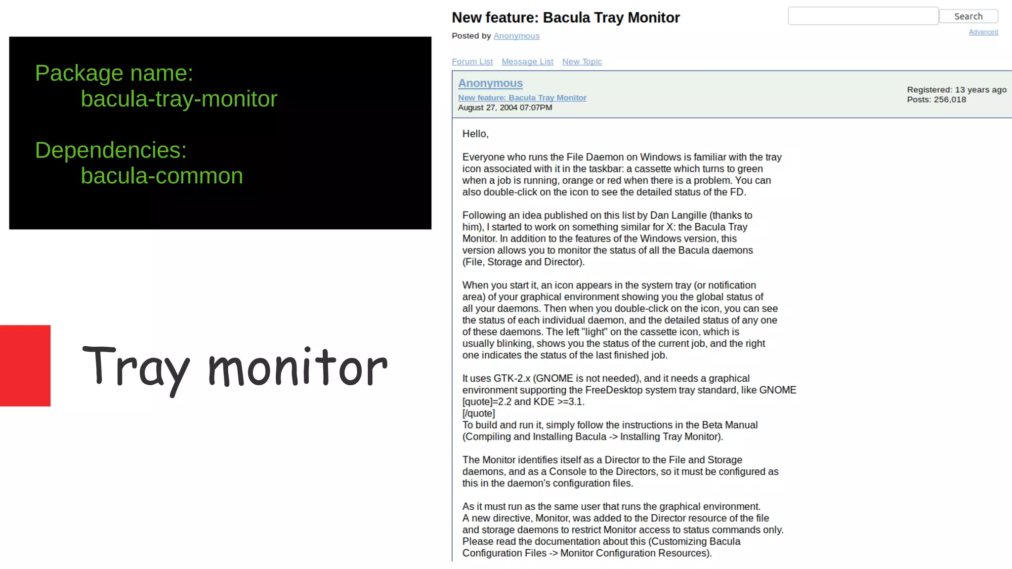 Bacula - Backup system | PDF