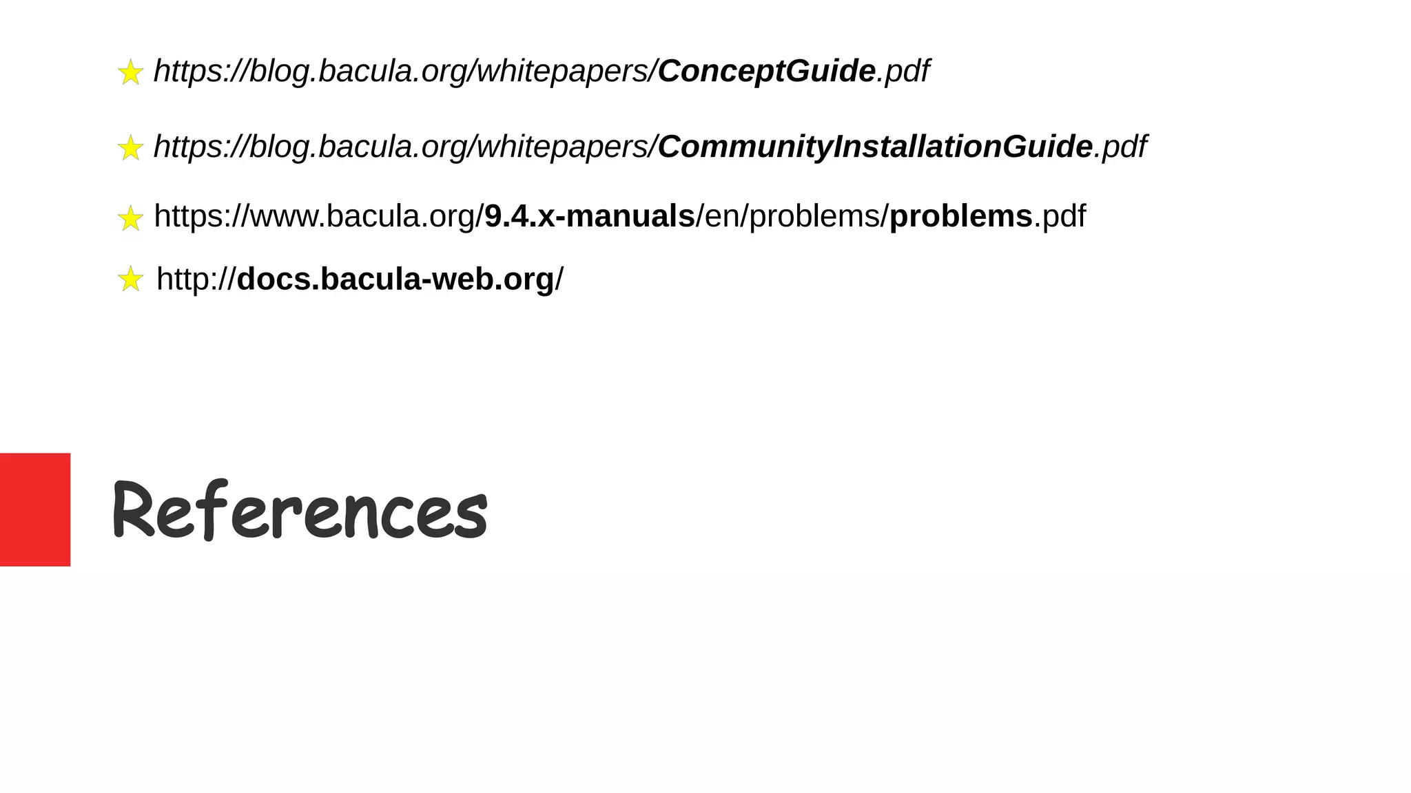 Bacula - Backup system | PDF