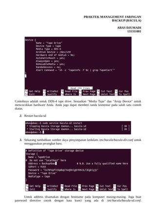 Backup Dengan Bacula | PDF