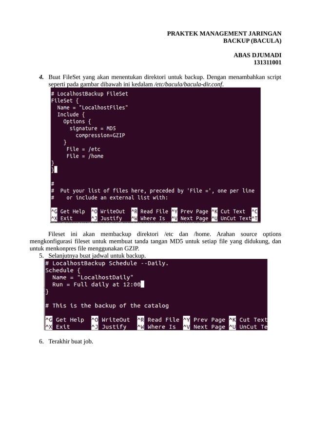 Backup Dengan Bacula | PDF