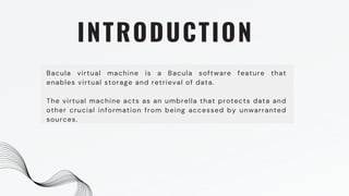 Bacula Virtual Machine: Major Working Principles and Features | PDF