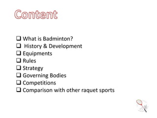 Badminton | PPT