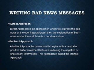 Bad news-letter | PPTX