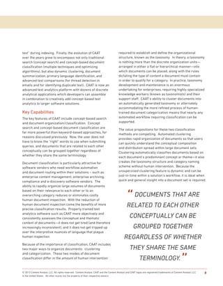 Content Analyst - Conceptualizing LSI Based Text Analytics White Paper ...