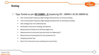 Current transformers | PPT