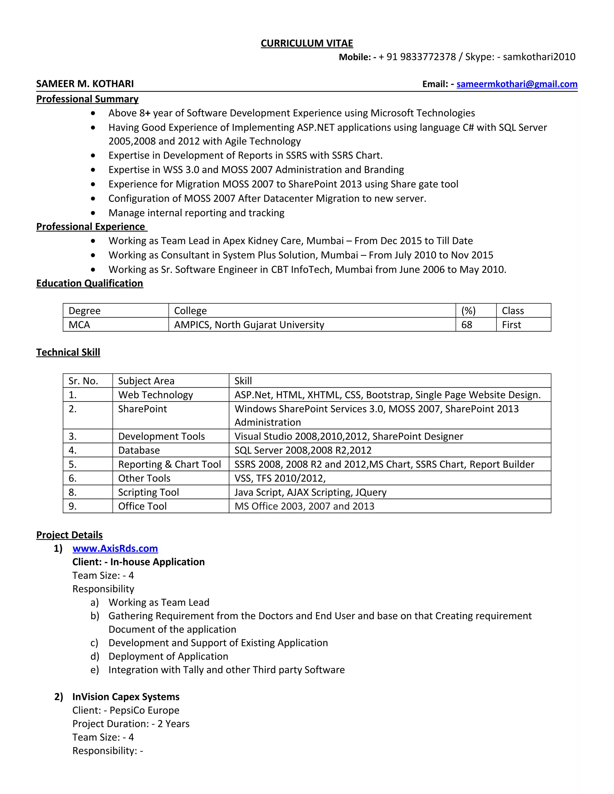 Sameer Kothari | PDF