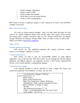 KO on Web Services | PDF