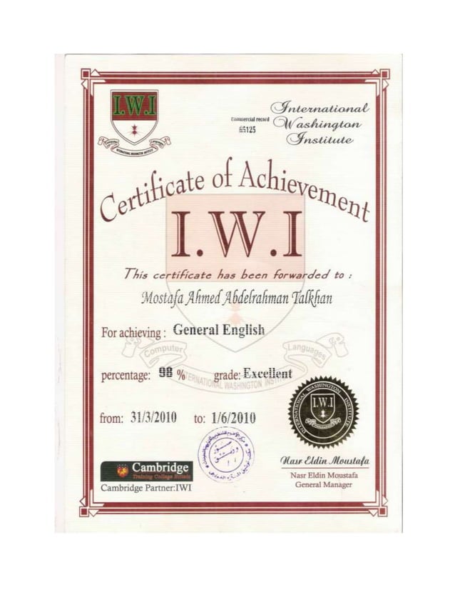 certifications - | DOCX