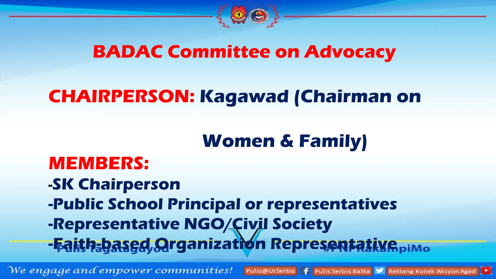 ANti- Drugs & Drug Awareness (BADAC Lecture for Barangay) | PPTX