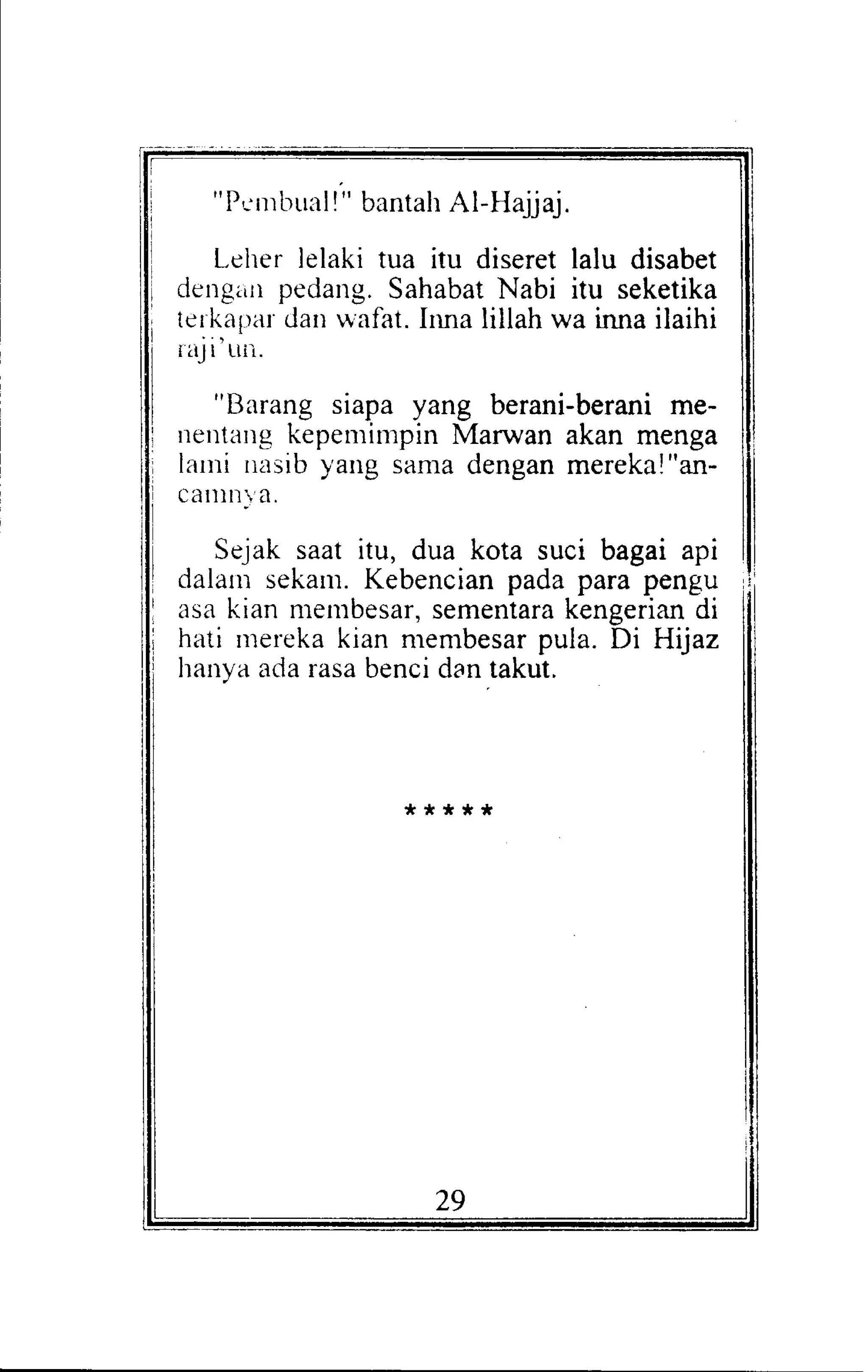 BADAI PEMBALASAN : EPISODE KEEMPAT SERI KARBALA -- MUHSEIN LABIB | PDF