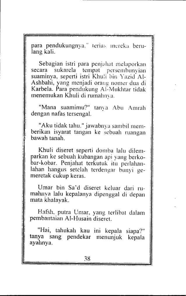 BADAI PEMBALASAN : EPISODE KEEMPAT SERI KARBALA -- MUHSEIN LABIB | PDF