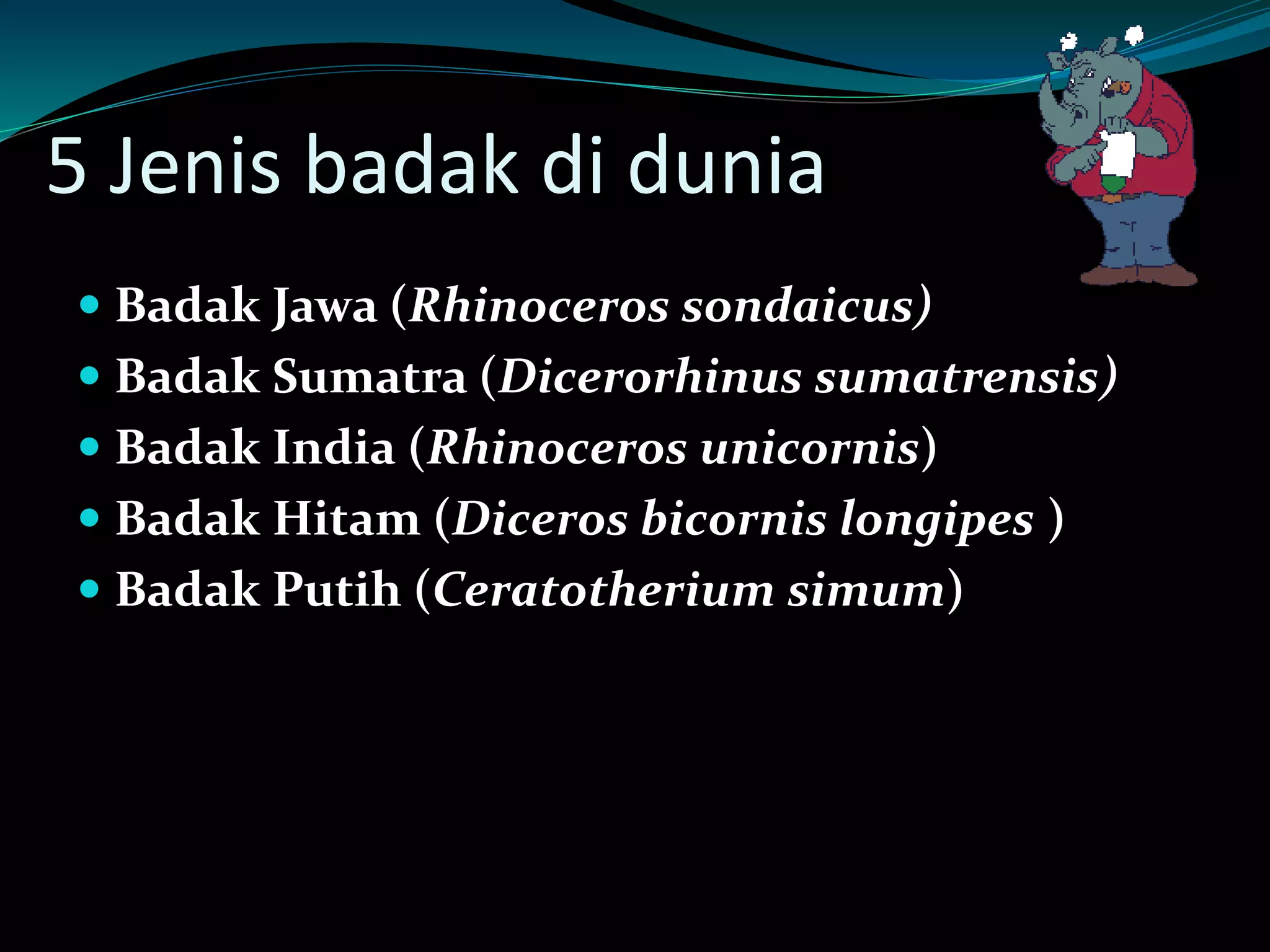 Badak sumatera | PPTX