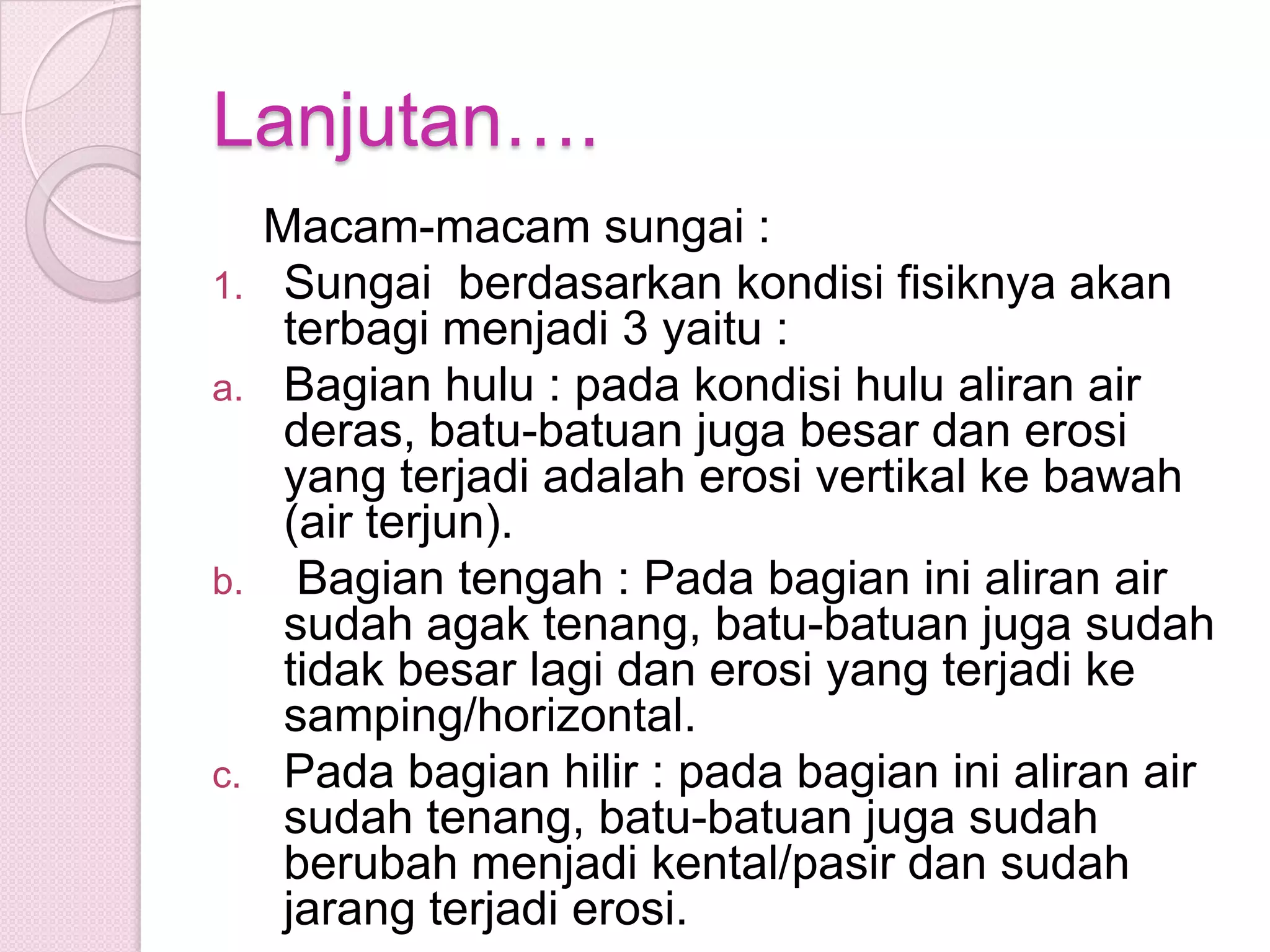 Badan air dan siklus hidrologi ppt | PPTX