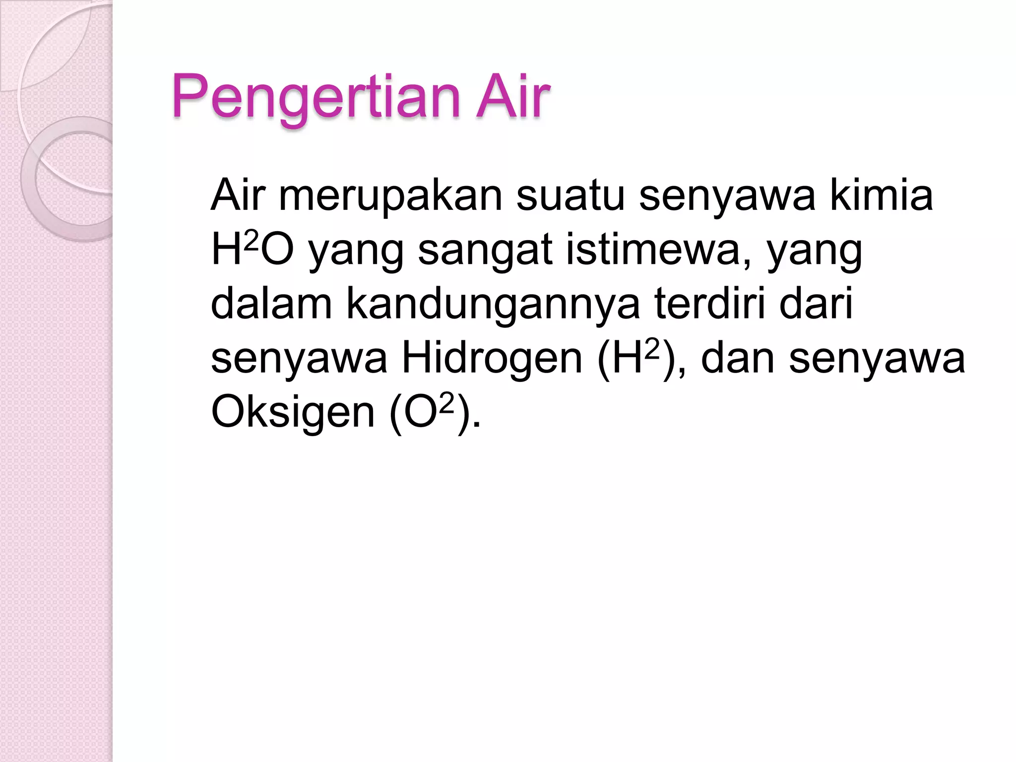 Badan air dan siklus hidrologi ppt | PPTX
