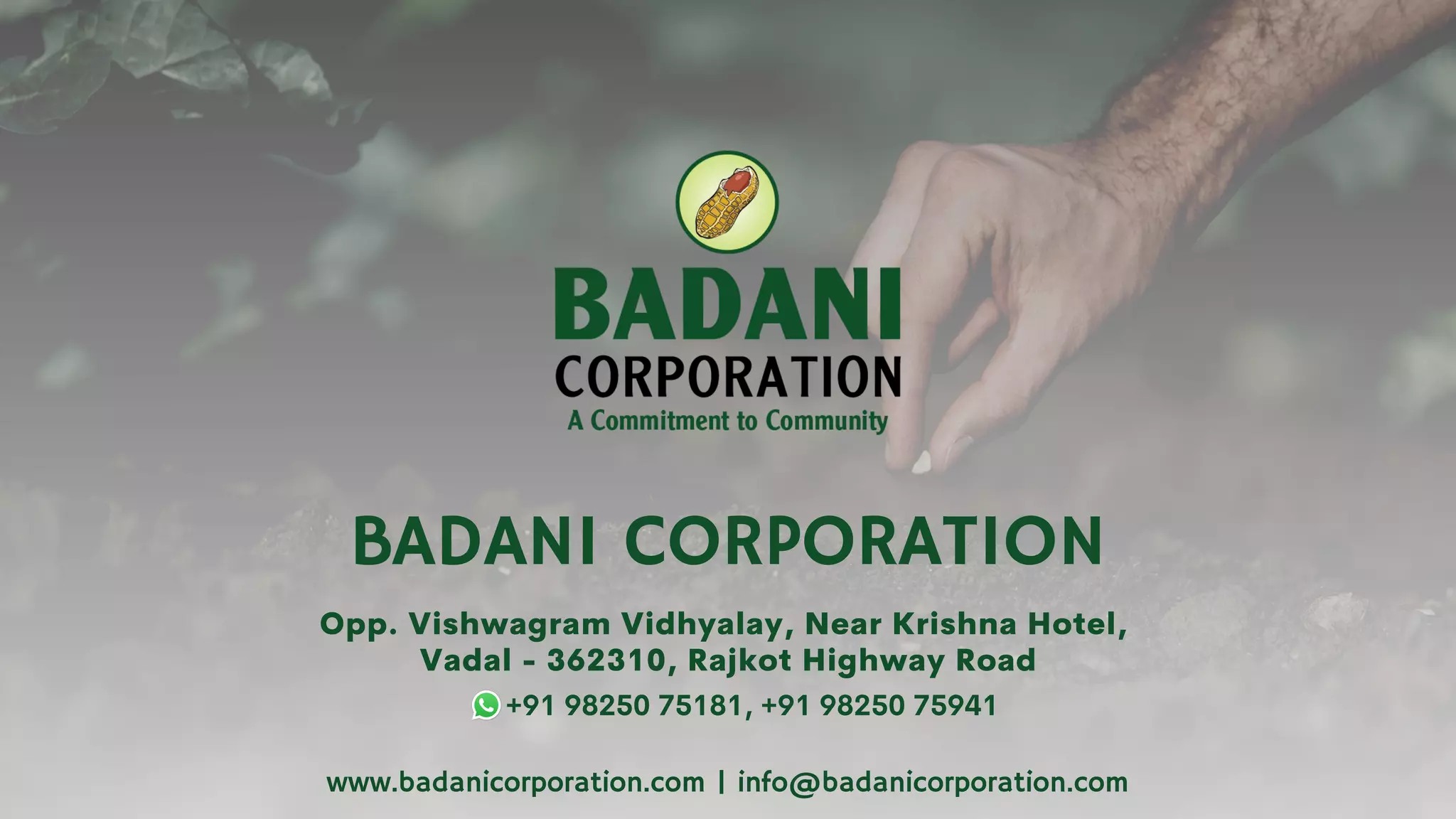 Badani Corporation - Manufacturers & Processors | PDF