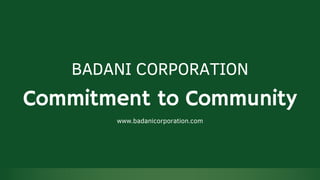 Badani Corporation - Manufacturers & Processors | PDF