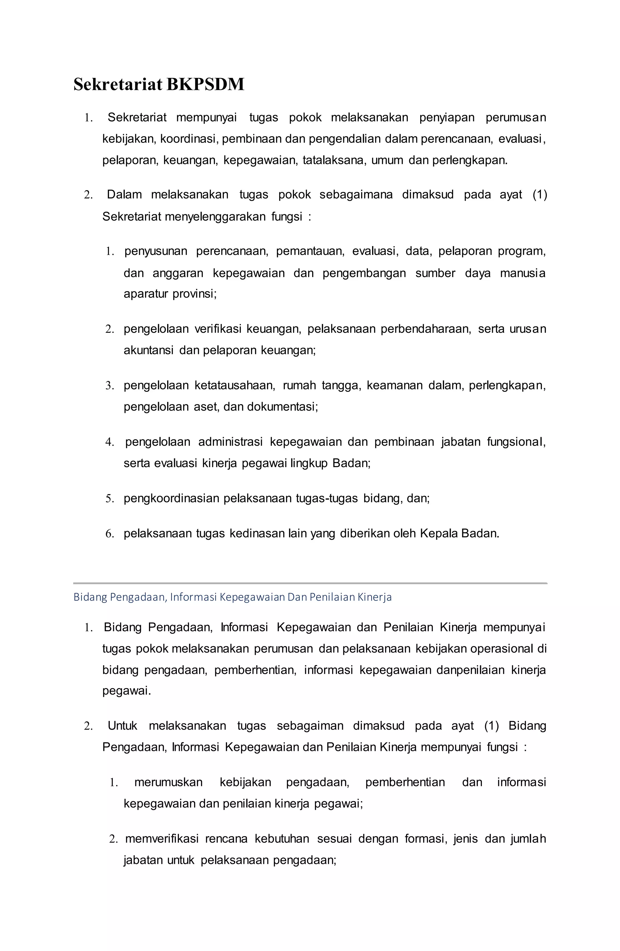 Badan kepegawaian dan pengembangan sdm | DOCX