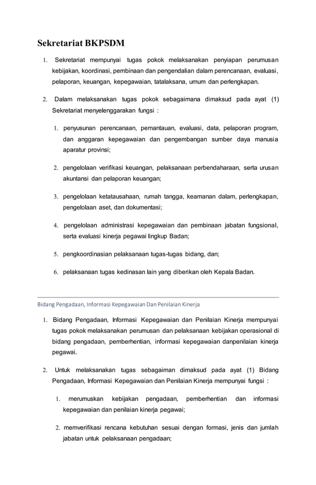 Badan kepegawaian dan pengembangan sdm | DOCX