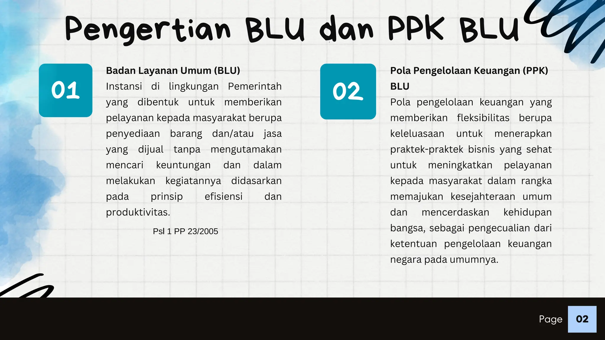 penjelasan, dasar hukum, tujuan, dll tentang BADAN LAYANAN UMUM (BLU).pdf