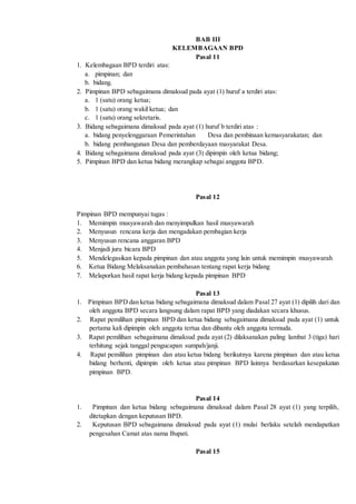 TATA TERTIB BPD DESA DATARNANGKA | DOCX