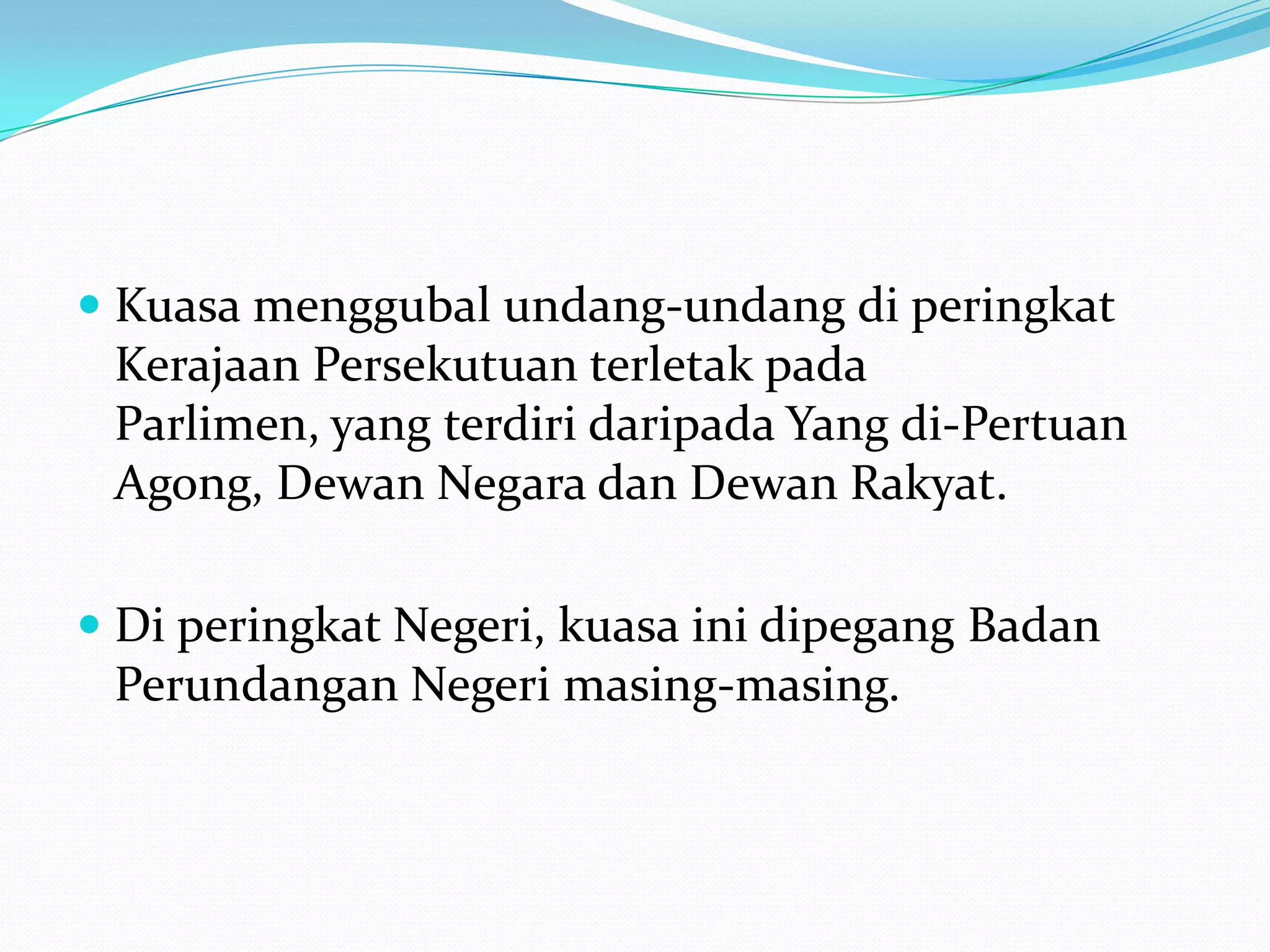 Badan perundangan | PPTX