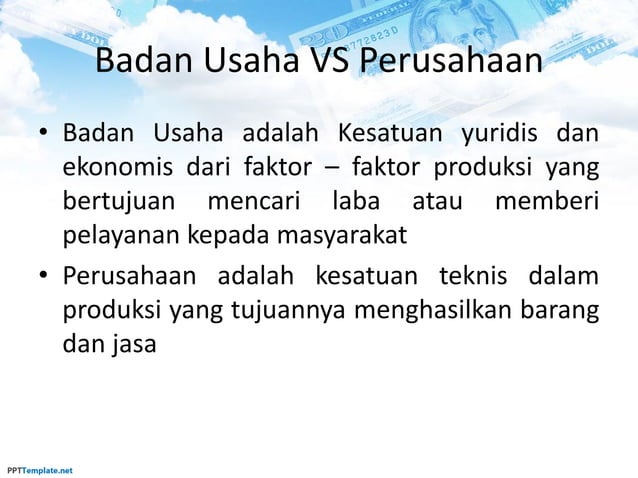Badan usaha dalam perekonomian | PDF