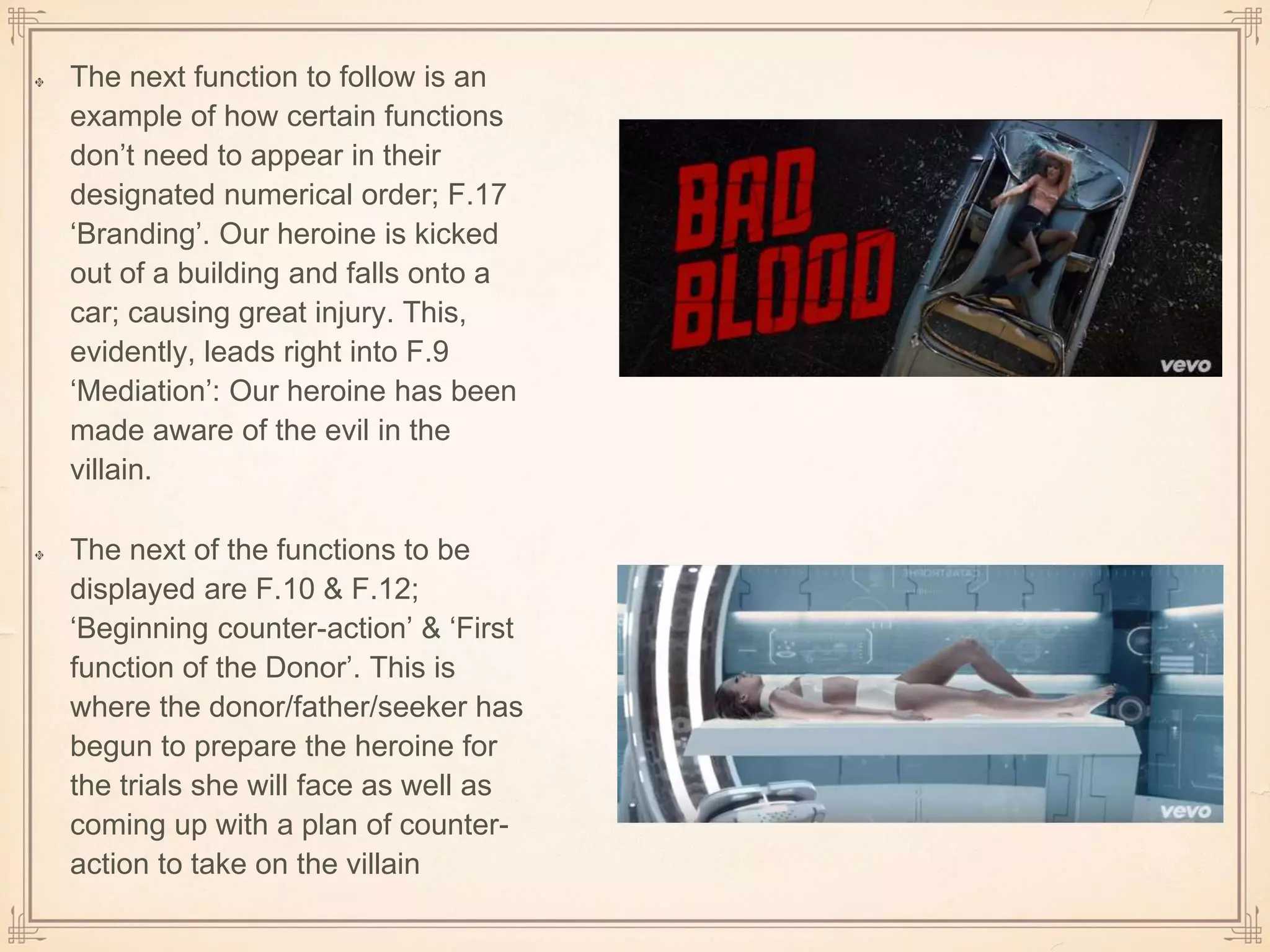 Bad blood - Taylor Swift | PPTX