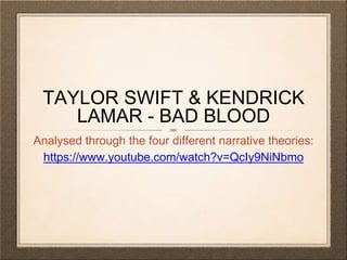 Bad blood - Taylor Swift | PPTX