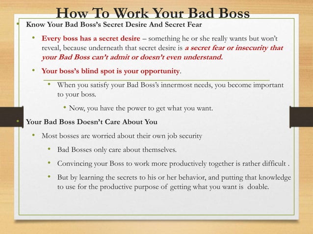 BAD BOSS.pptx