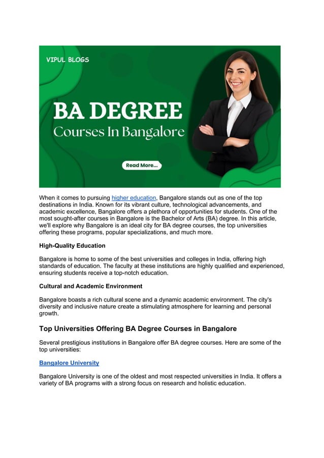 BA Degree Courses In Bangalore,Karnataka.pdf