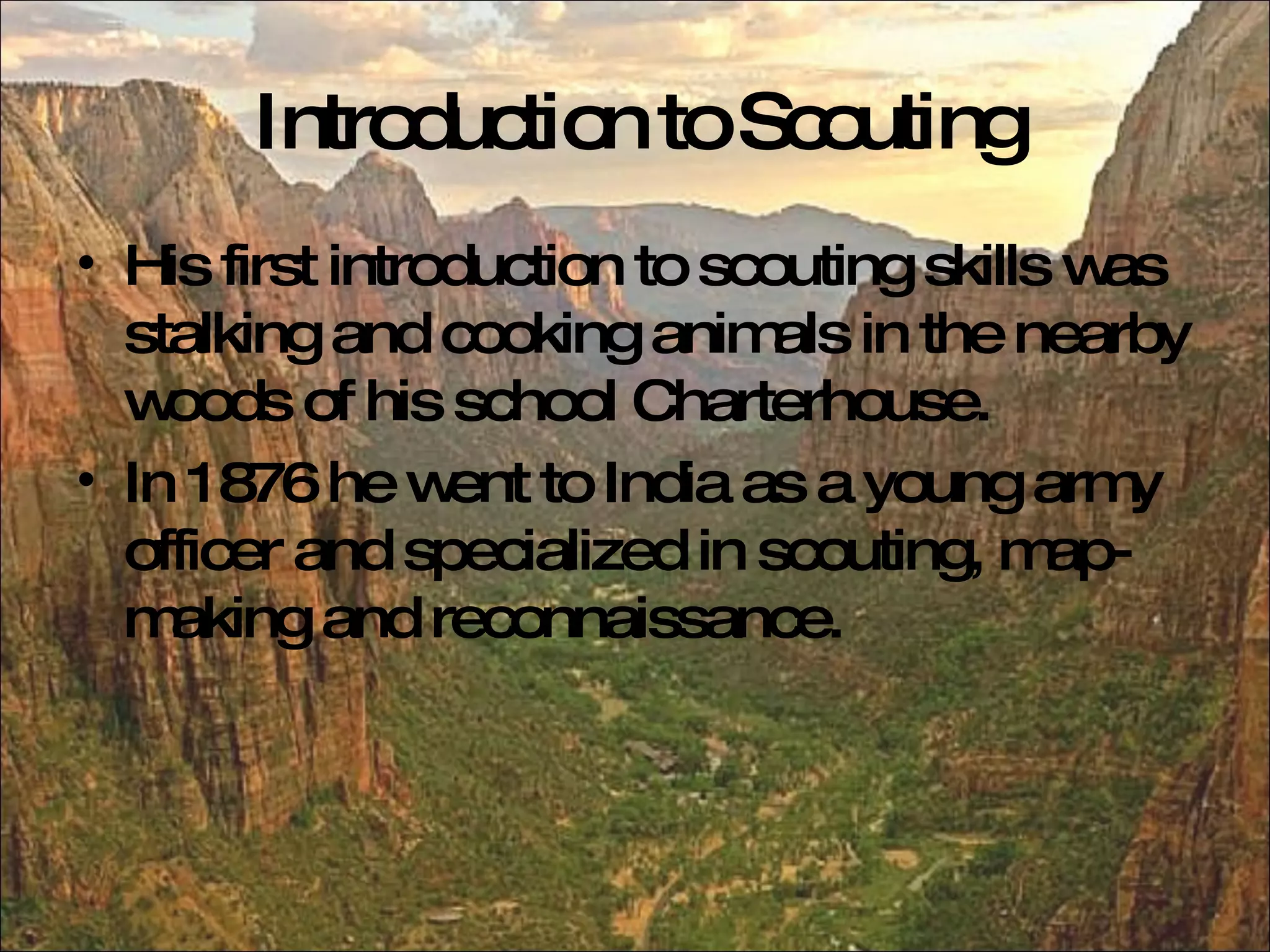 Baden-Powell Multi Media Presentation | PPT