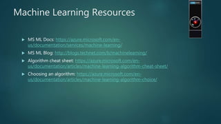 Azure Machine Learning 101 | PPTX