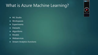 Azure Machine Learning 101 | PPTX