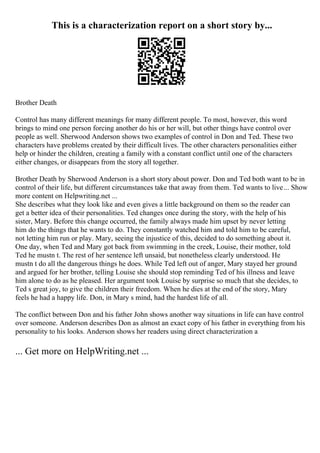 Bad Examples Of College Essays | PDF