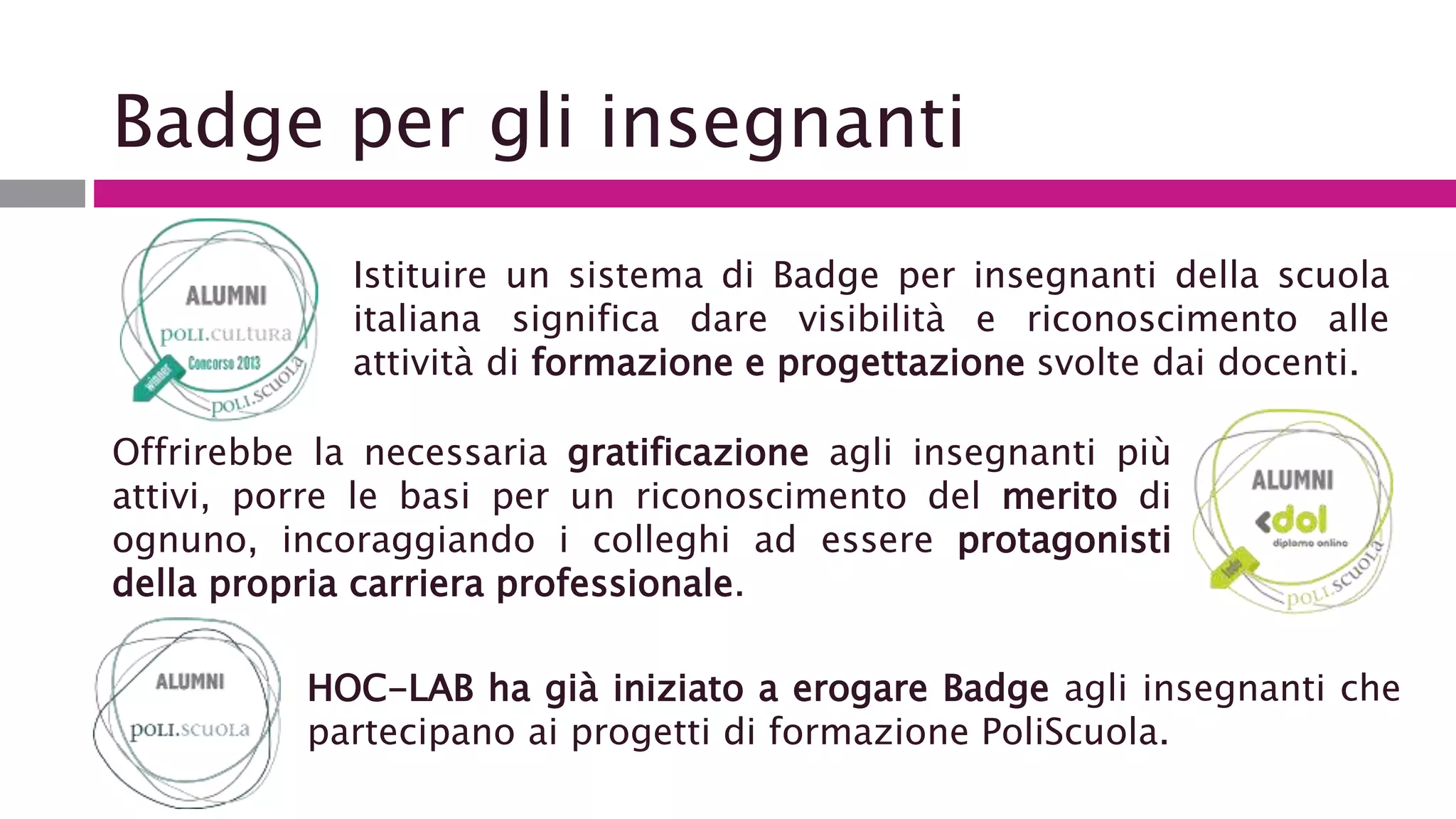 Badge digitali per la certificazione di competenze | PPTX