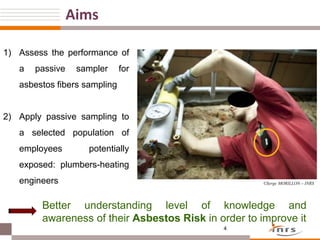 Use of a passive badge for sampling asbestos among building finishing ...