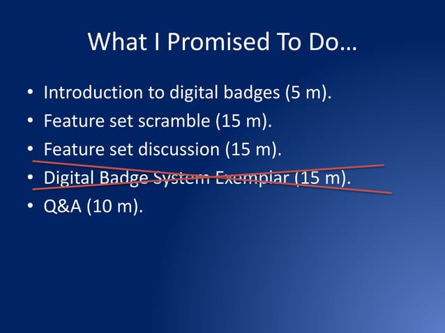 Implementing a Digital Badge System in Higher Education | PPT