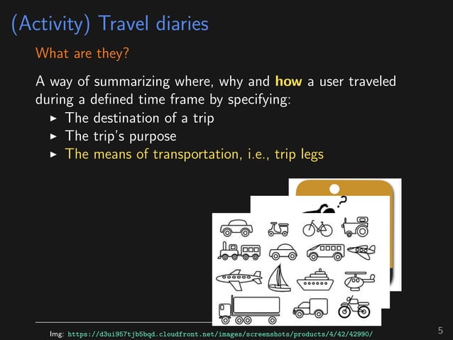 MEILI Workshop: collecting travel diaries | PDF | Travel