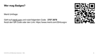 Badges zum Motivieren & Qualifikations-Nachweis - Input & Diskussion | PPT