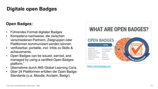 Badges zum Motivieren & Qualifikations-Nachweis - Input & Diskussion | PPT