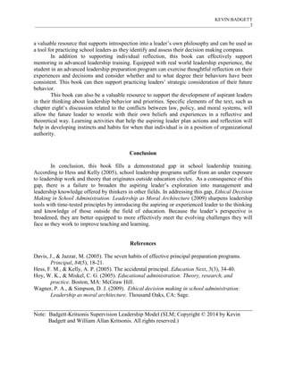 Book Review: Ethical Decision Making in School Administration ...