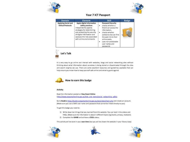 Badge your way to ICT Competency | PPT