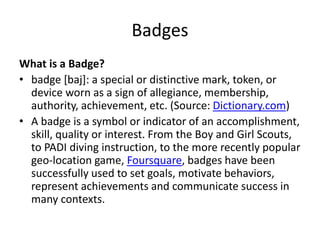 Badge your way to ICT Competency | PPT