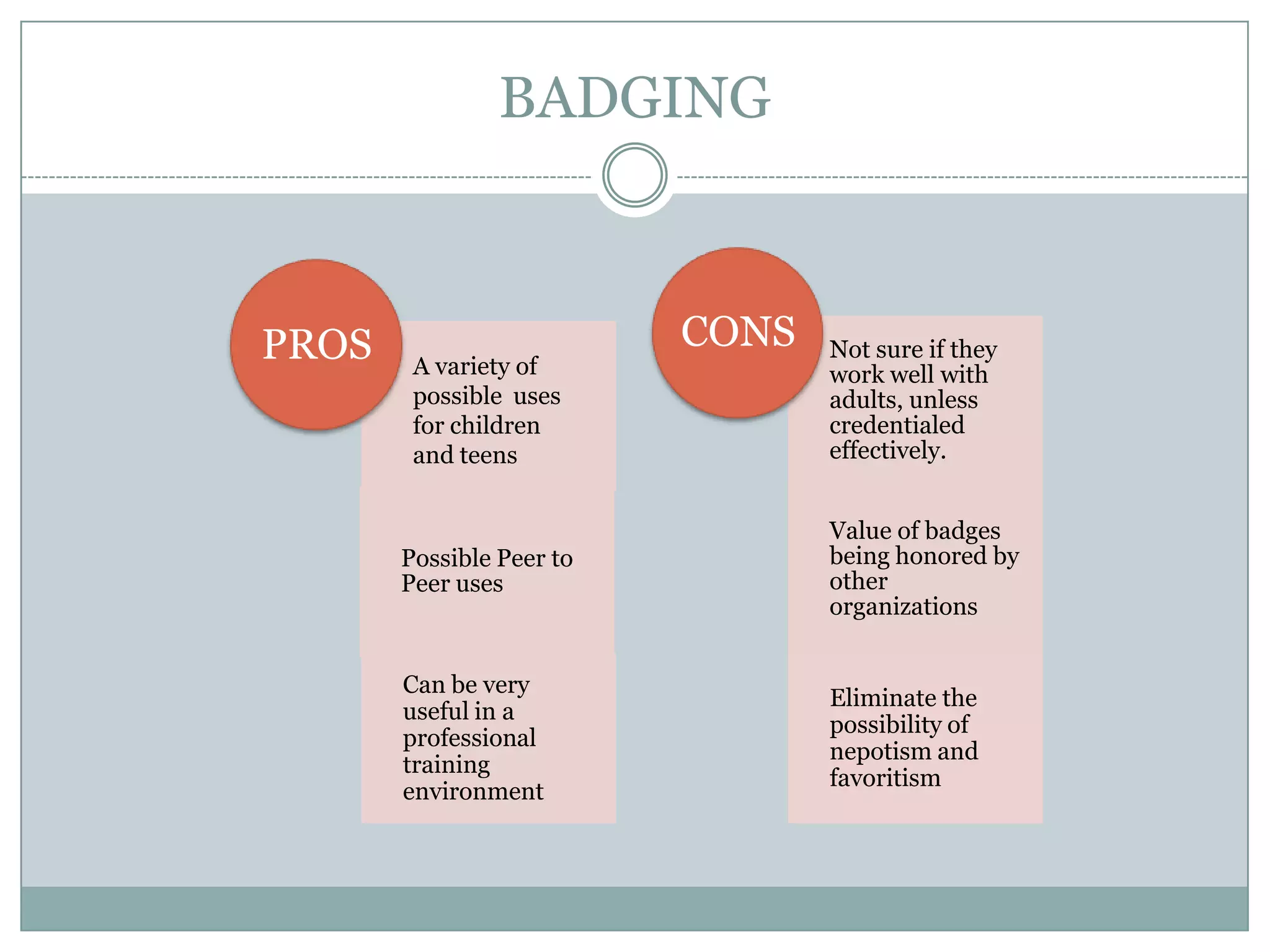 Badging presentation | PPTX