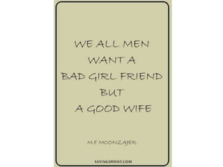 Bad Girl Quotes | PPTX
